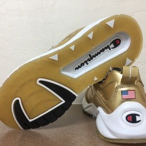 Champion | Shoes | Champion 93 Eighteen Metallic Sneaker Gold | Poshmark